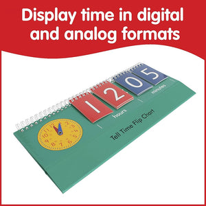 Learning Can Be Fun - Extra Large Tell Time Flip Chart