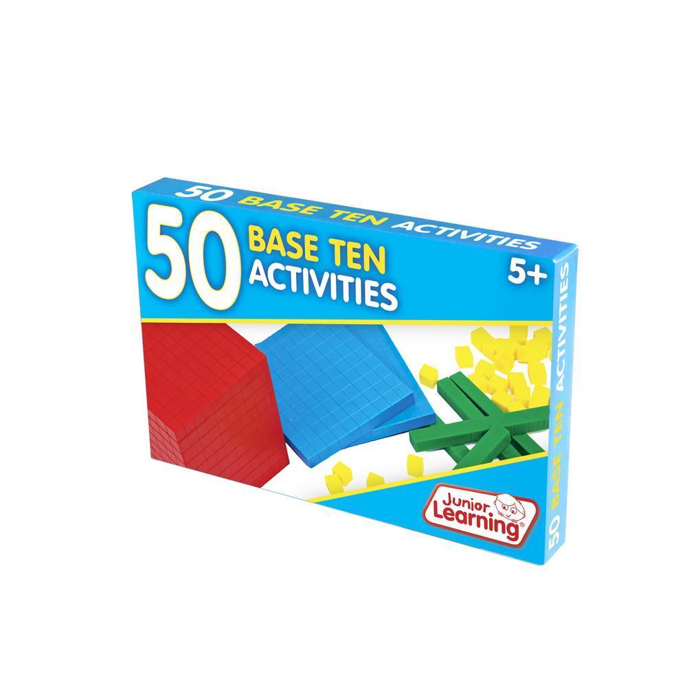50 Base Ten Set Activities Cards - for MAB Blocks
